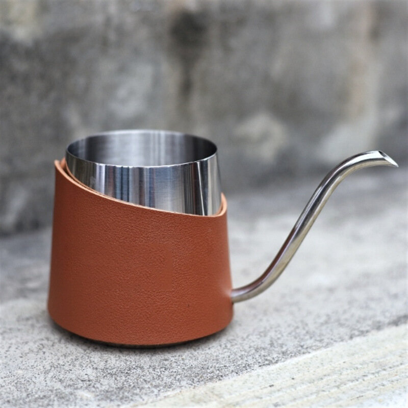 Кофейник с подвесным ухом из пробкового PU-кожи, изолированный, набор для заваривания кофе, полный комплект кофейных инструментов