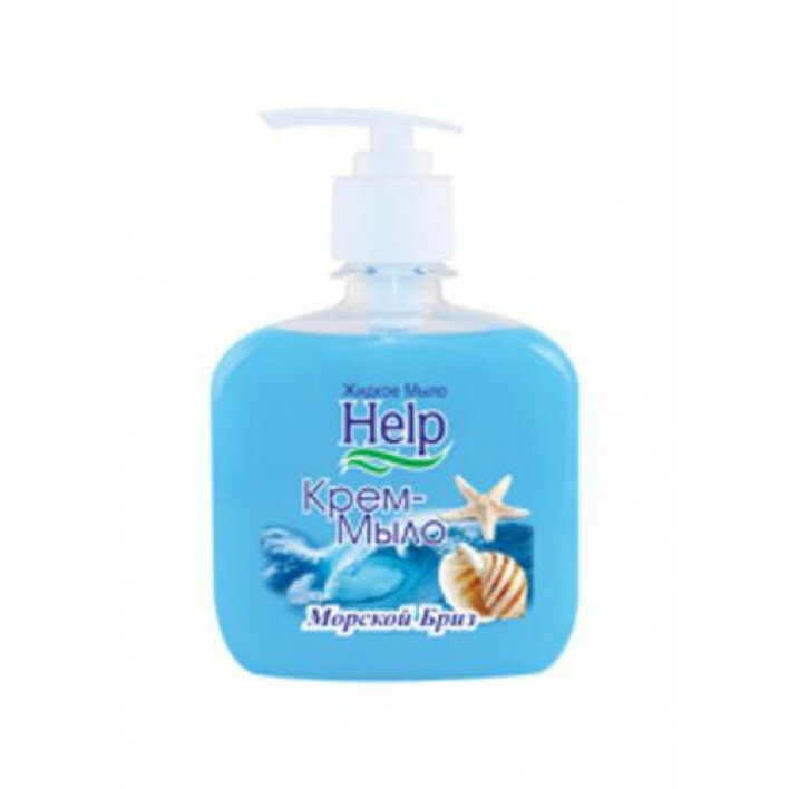 Мыло жидкое HELP морской бриз 300Г дозатор АТФ