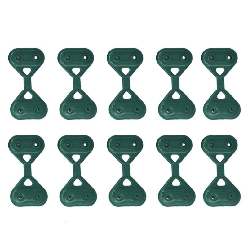 Клипсы для крепления теневой сетки 10 шт, Зажим для затеняющей сетки trian