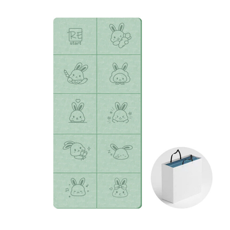 Оптовая продажа портативного TPE нескользящего складного коврика для сна, звукоизоляционного коврика, коврика для упражнений, фабричного скакалки, йога-коврика без запаха