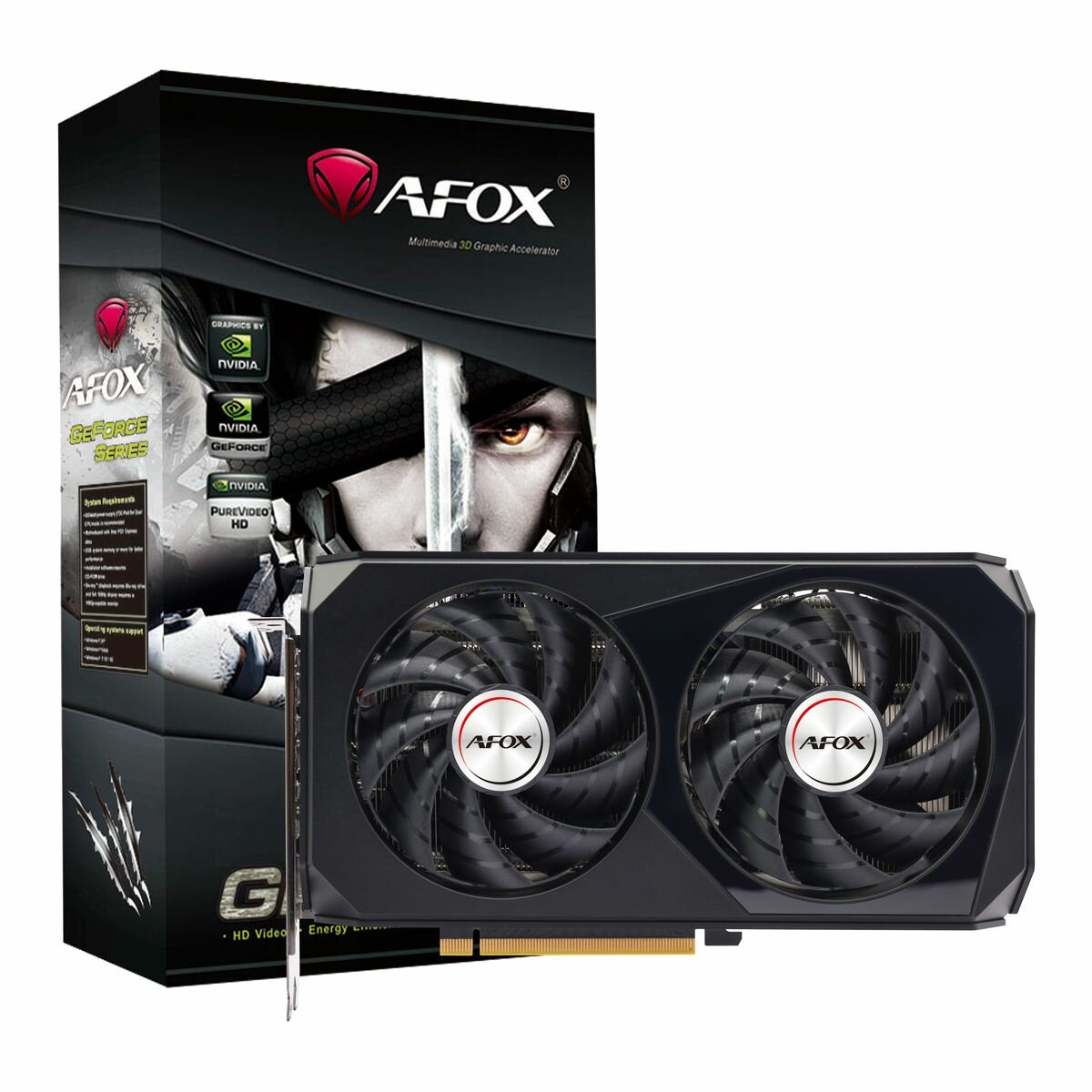Видеокарта Afox RTX3060 12GB GDDR6 192bit 3xDP HDMI 2FAN RTL