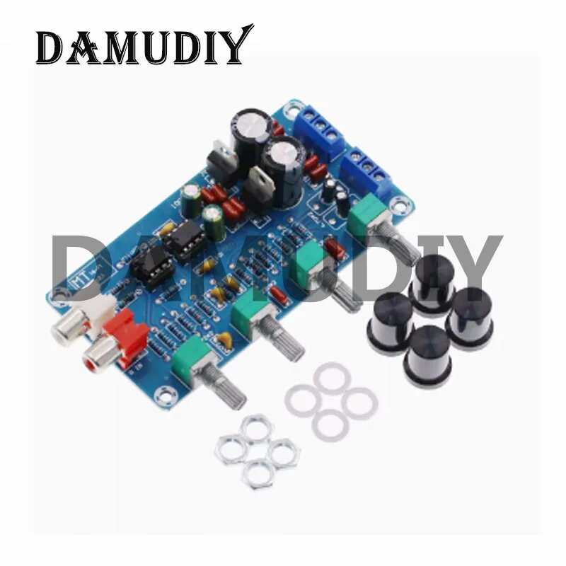 XH-M164 NE5532 Стерео предусилитель Тональная плата аудио 4-канальный модуль усилителя 4-канальная схема управления Телефонный предусилитель