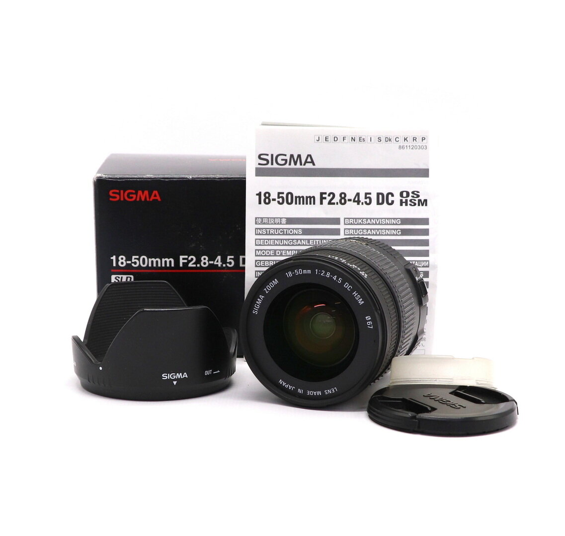 Sigma AF 18-50mm f/2.8-4.5 DC HSM Sony A в упаковке
