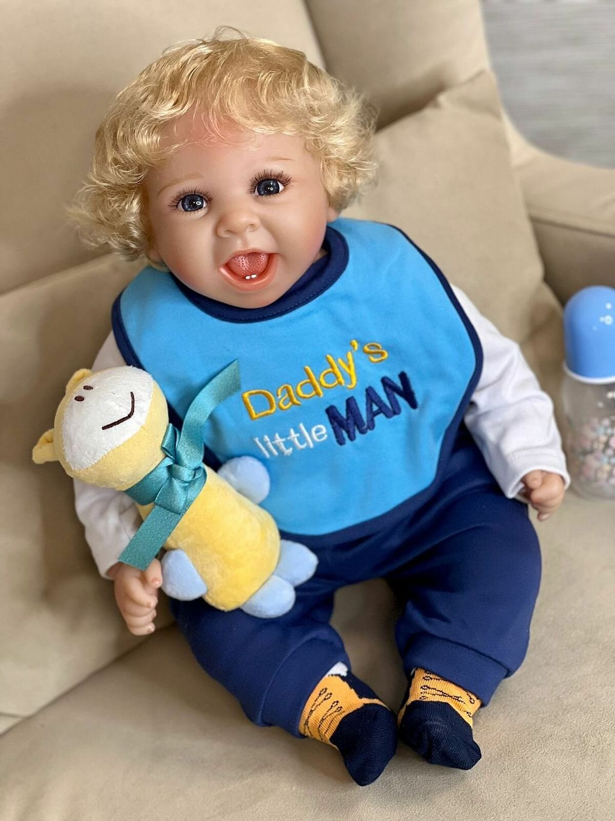 Кукла Реборн мягконабивная 55 см