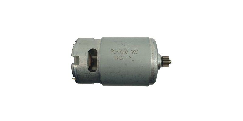 Двигатель RS-550 DC 18V с шестерней Z12 в сборе V000-002-347 V000-002-347