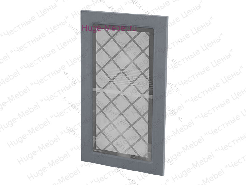 Кухонный фасад Ф-97 дуб серый (Модена) Huge Mebel. Ширина 404 Высота 712. Кухонные фасады