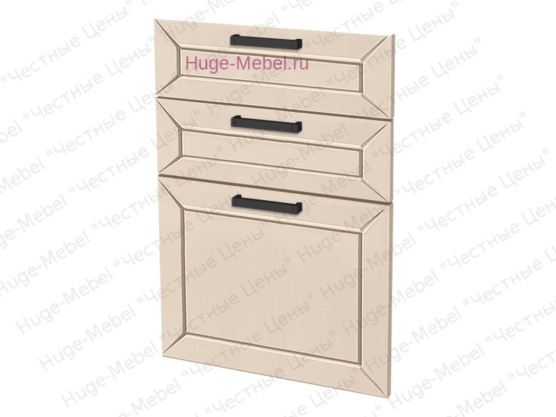 Кухонный фасад Ф-33 холст брюле (Альфа)