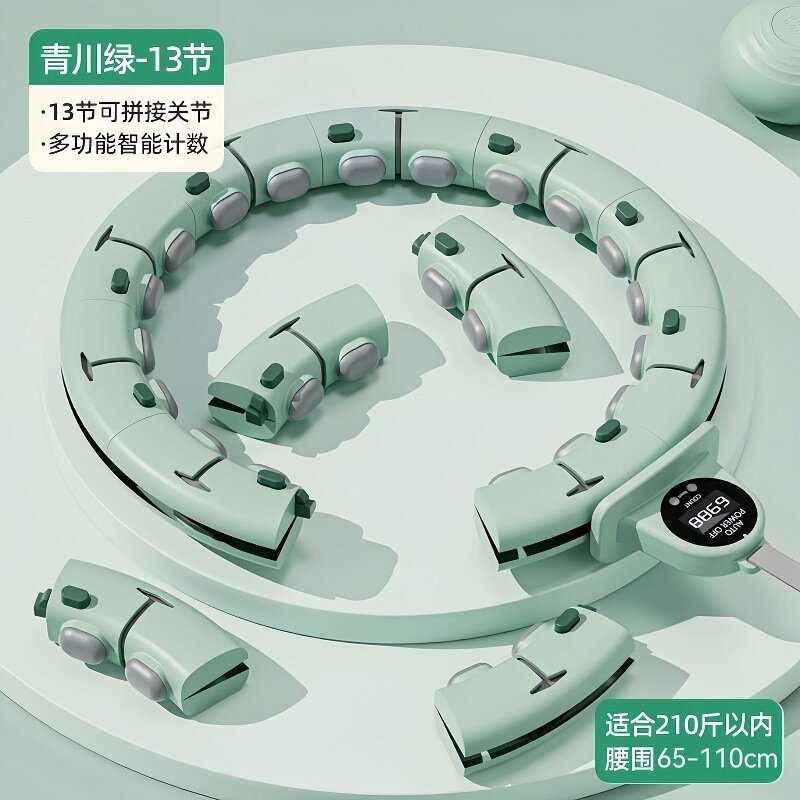 Хула-хуп для женщин, для похудения живота, съемный и соединяемый, бесшумный, нескользящий, удобный для талии, умный хула-хуп с подсчетом