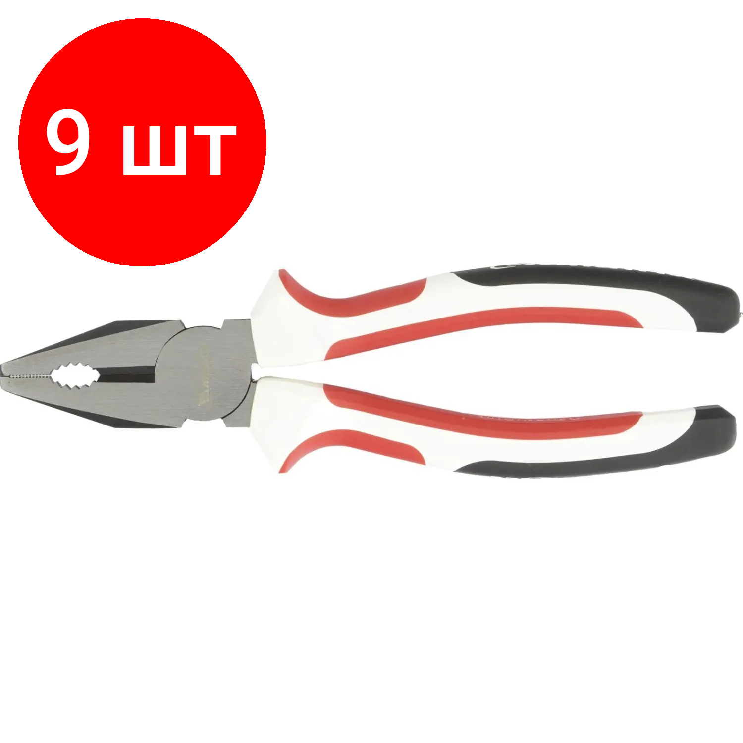 Комплект 9 штук, Плоскогубцы 200 мм, трехкомпонентные рукоятки Premium Matrix 17072