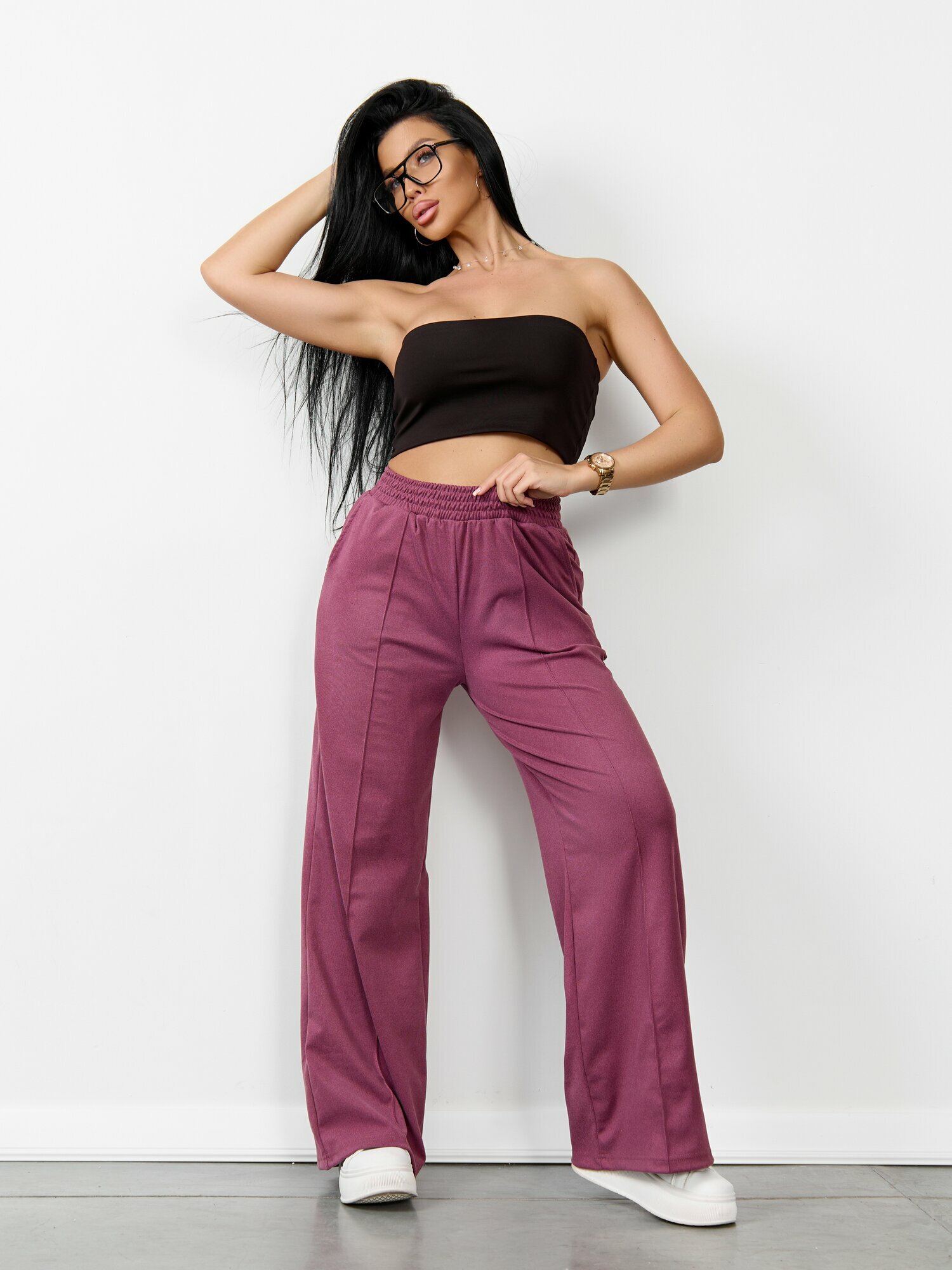 Брюки палаццо