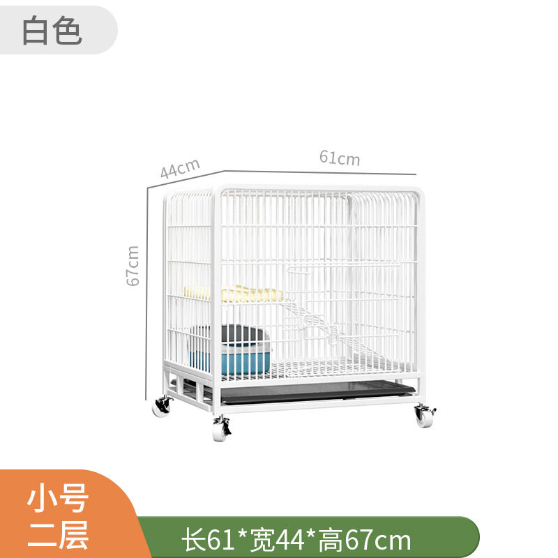 Клетка для кошек Villa, очень большая, свободное пространство, домашняя клетка для кошек, двухъярусная с туалетом, домик для кошек