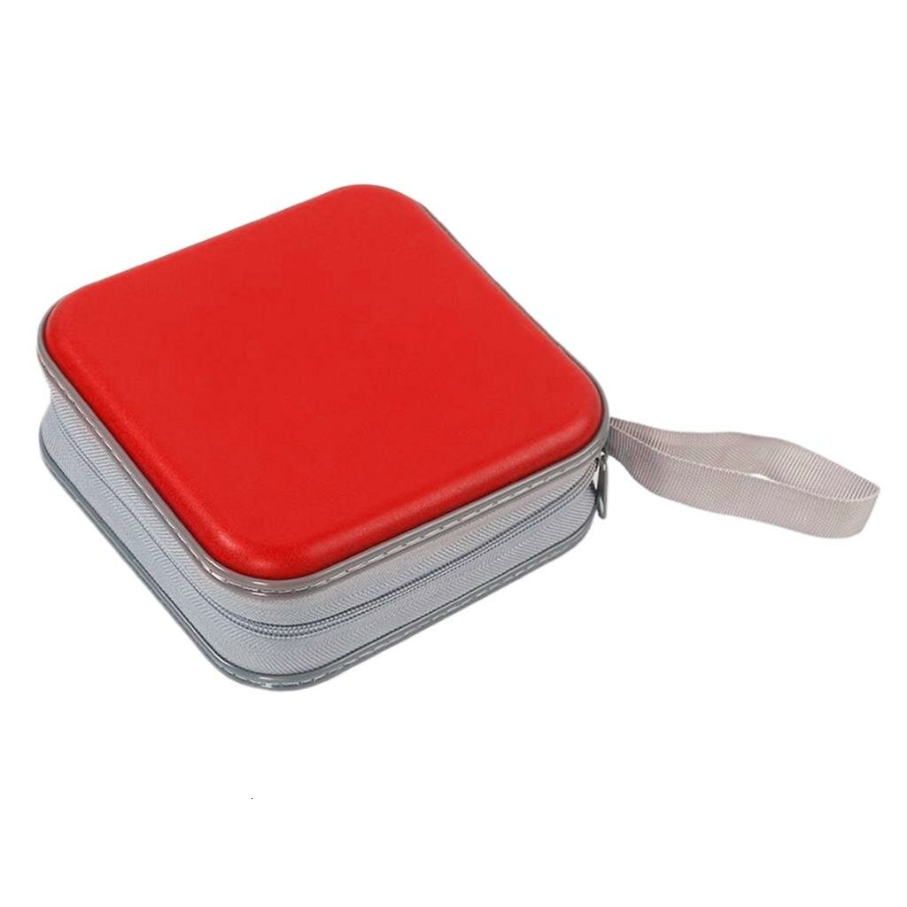 Кейс для хранения DVD и CD на 48 дисков, красный