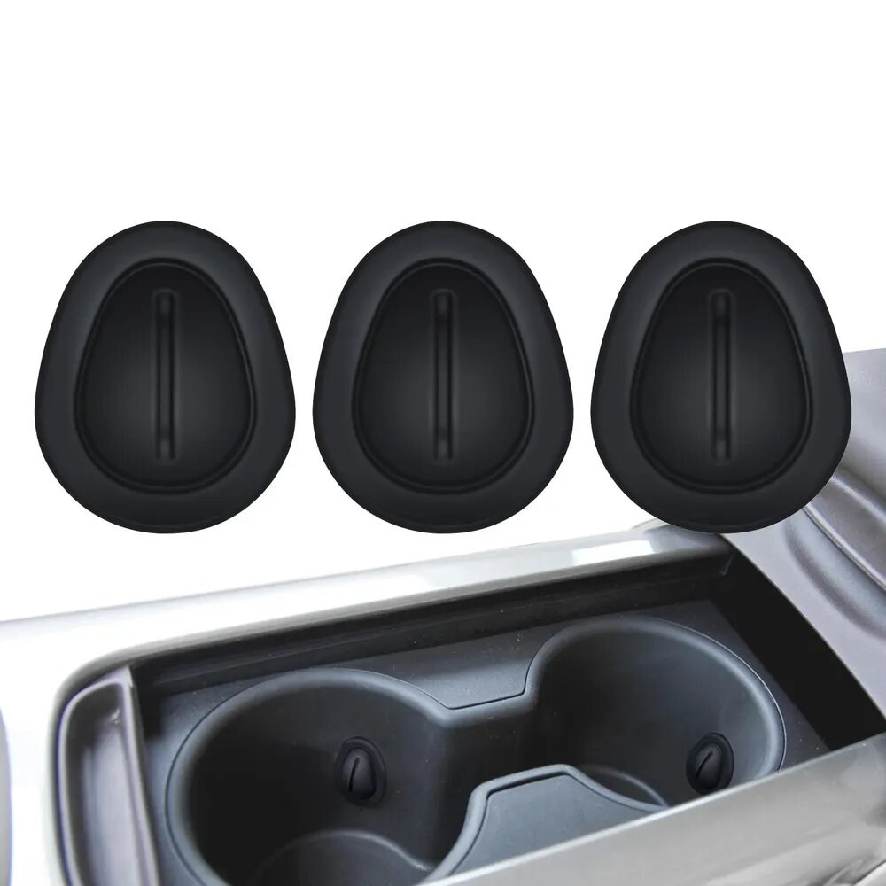 Автомобильный ограничитель для стаканов 3 шт./комплект, самоклеящийся силиконовый автомобильный с водой