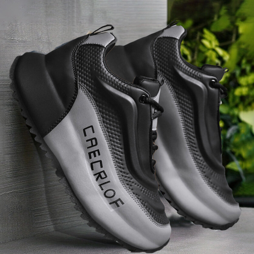 Мужская обувь больших размеров, размеры 39-48, повседневная спортивная обувь, кроссовки на мягкой массивной подошве, лоферы.