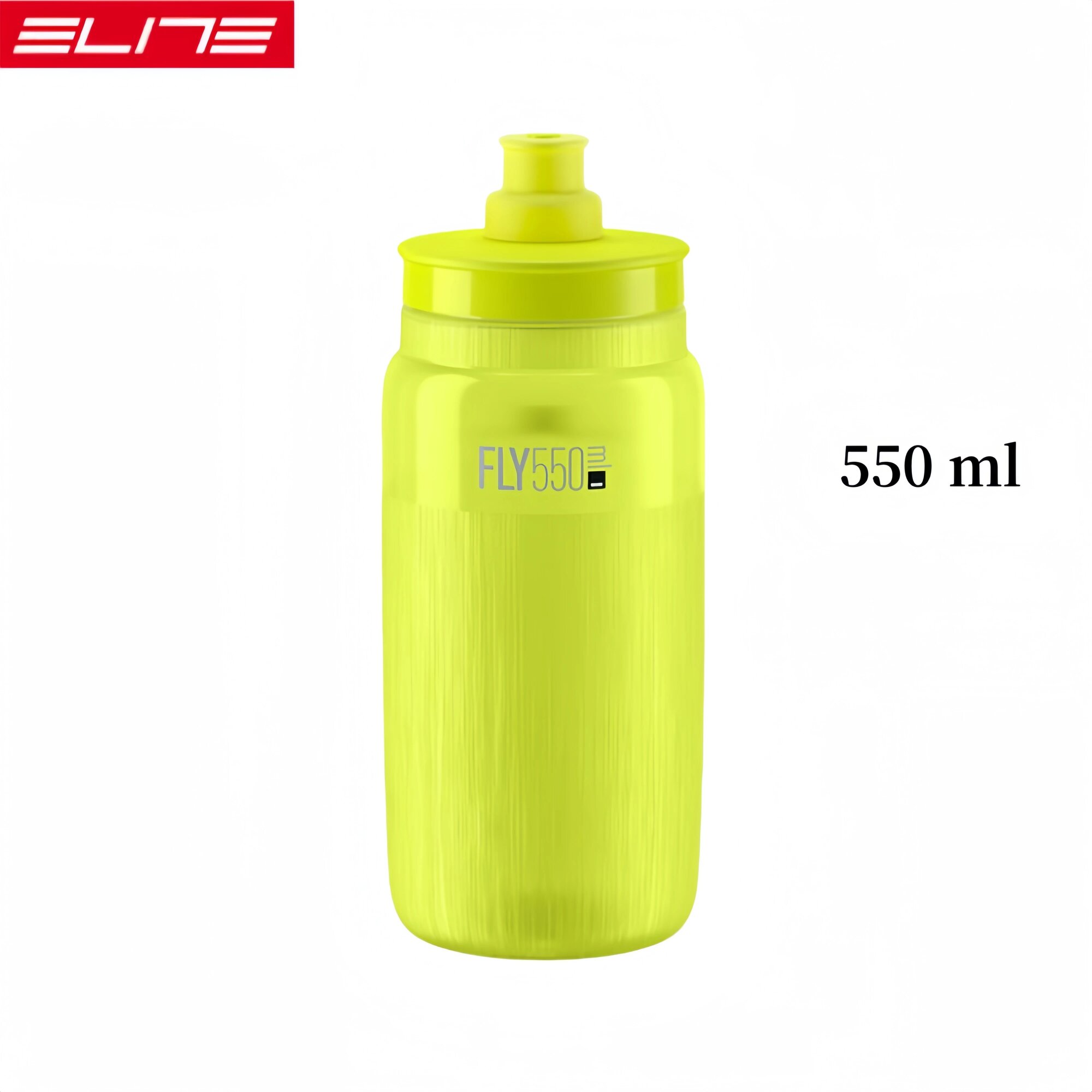 ELITE FLY TEX пластиковая велосипедная бутылка для воды 500 мл Fluorescent Yellow