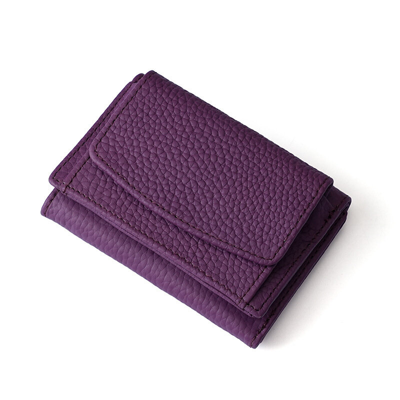 Кошелек , фактура зернистая, purple