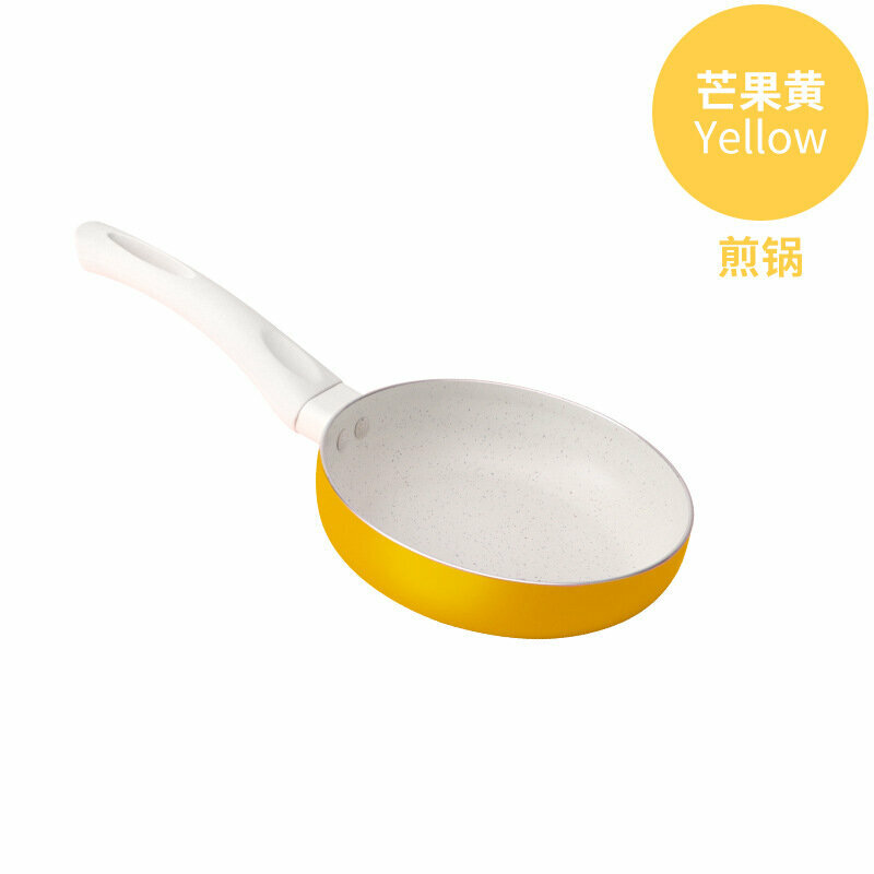 Креативная молочная кастрюля Yipinchu с томатом, антипригарная, корейского стиля, кастрюля для лапши быстрого приготовления, совместимая с индукционной плитой, алюминиевая, с двойным дном, маленькая молочная кастрюля