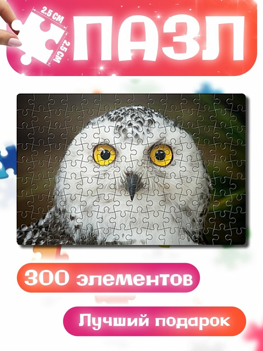 Пазлы для детей и взрослых Белый филин