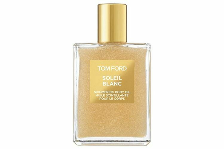Масло для тела женское TOM FORD Soleil Blanc мерцающее освежающее золотистый, 45 мл/100 мл