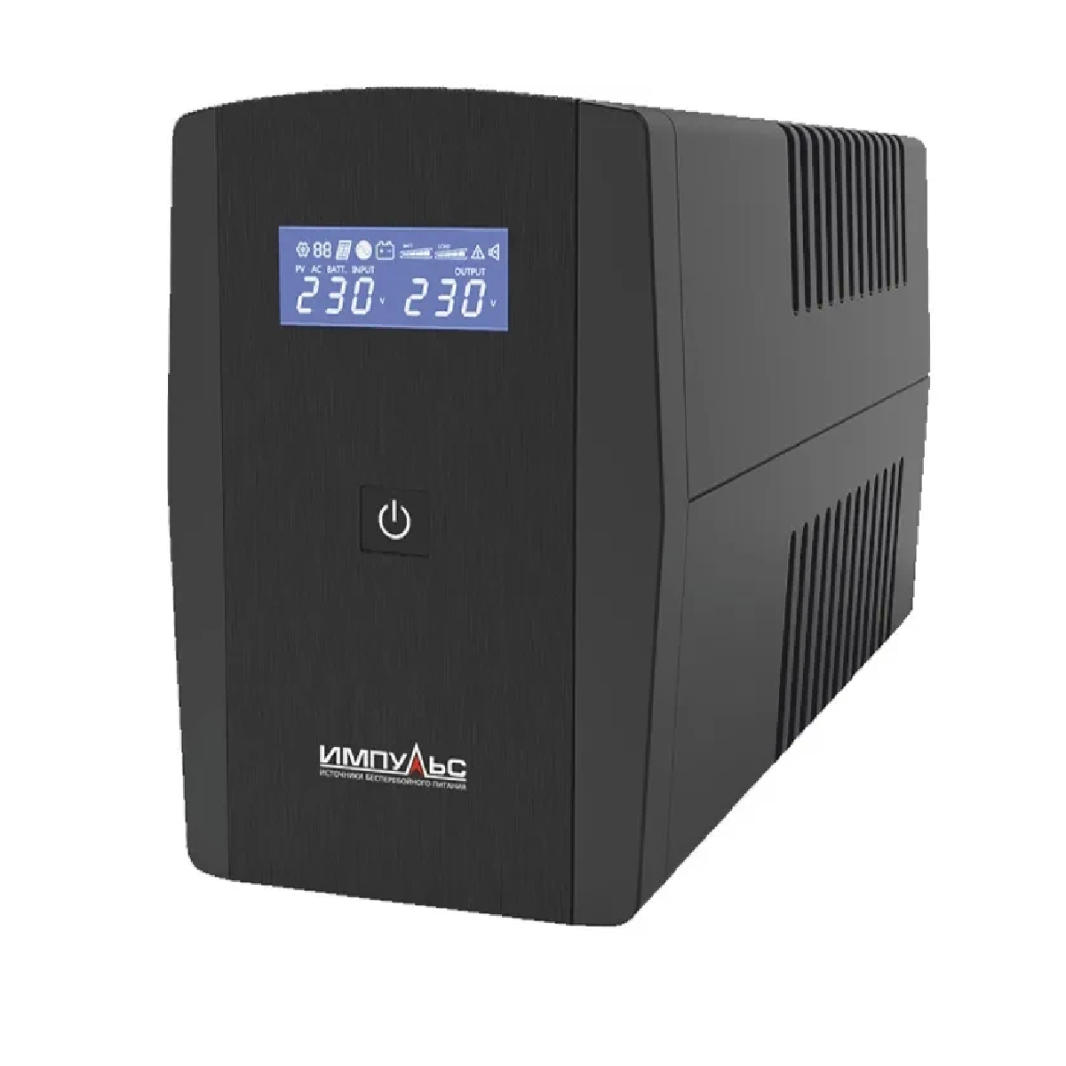 ИБП импульс юниор смарт JS12223, 1500 ВА / 900 Вт, line-interactive, черный