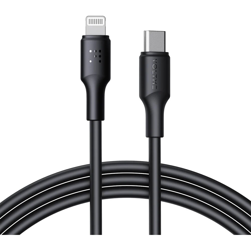 Кабель VOLTME USB2.0 Powerlink EDC CTL Lightning - USB-C (3A) 2.0M Черный C2292