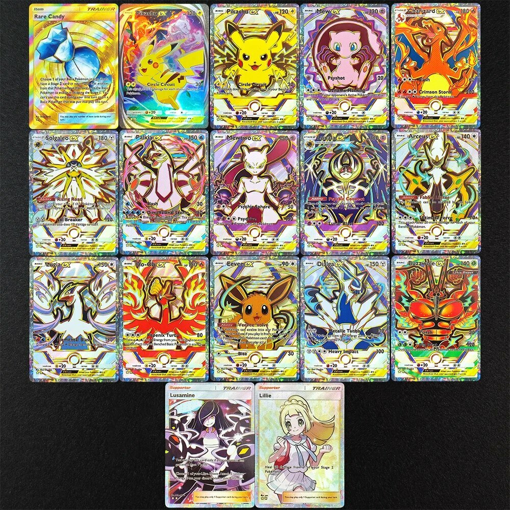 Keeppley Pokemon TCG Pocket Card 17pcs Mewtwo Charizard