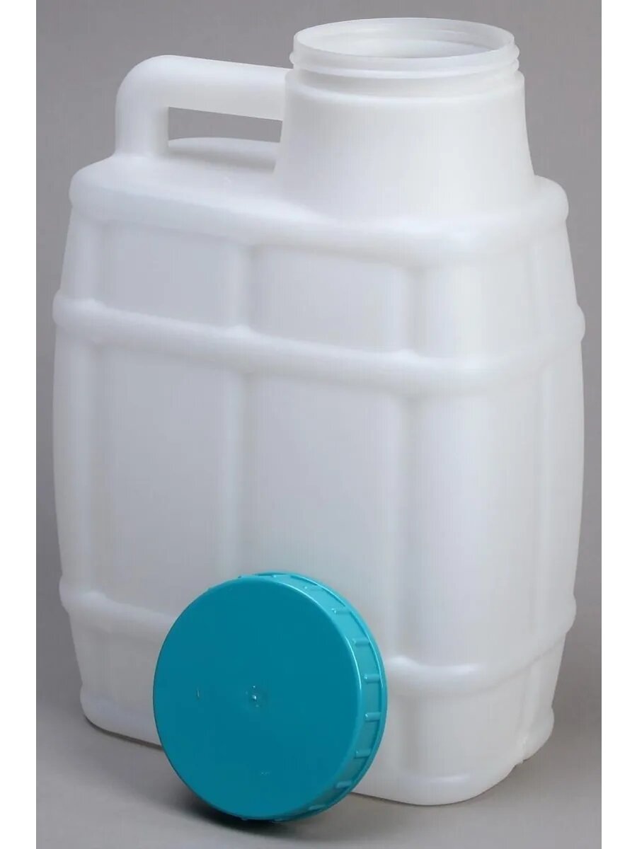 Канистра для воды, пищевой пластик "Бочонок", 10 литров