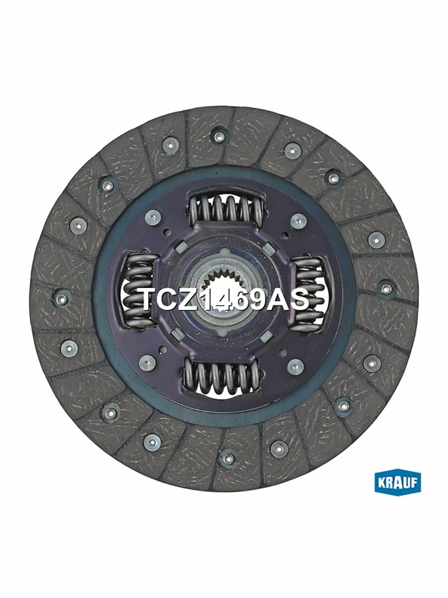 Диск сцепления ведомый KRAUF TCZ1469AS для а/м LIFAN 620, TOYOTA Avanza / Лифан 620, Тойота Аванза