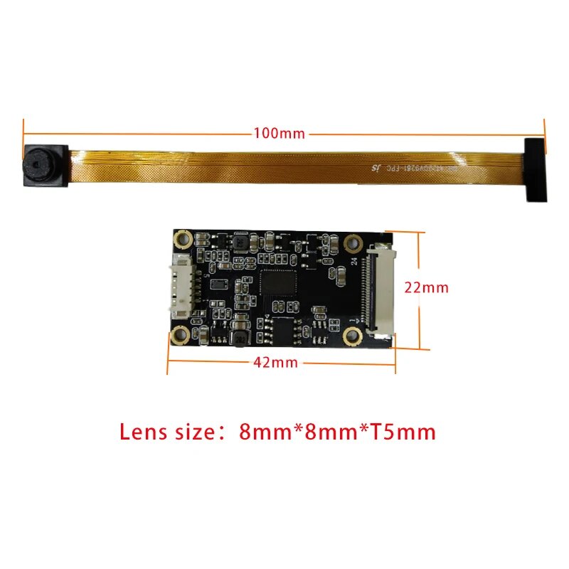 Модуль камеры с глобальным затвором 240 кадров в секунду, 720P, 1 МП, OV9281, USB-веб-камера, монохромная, с высокой скоростью кадров, захвата Windows Raspberry Pi 65 Degrees