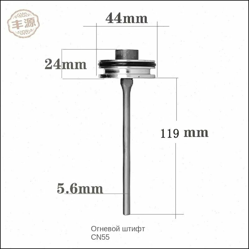 Поршневой боек для пневматического гвоздезабивного пистолета серебристого цвета Китай