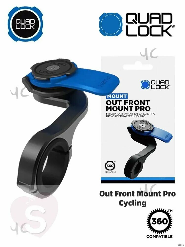 Quad Lock Крепление для телефона на велосипед Out Front Mount Pro yc