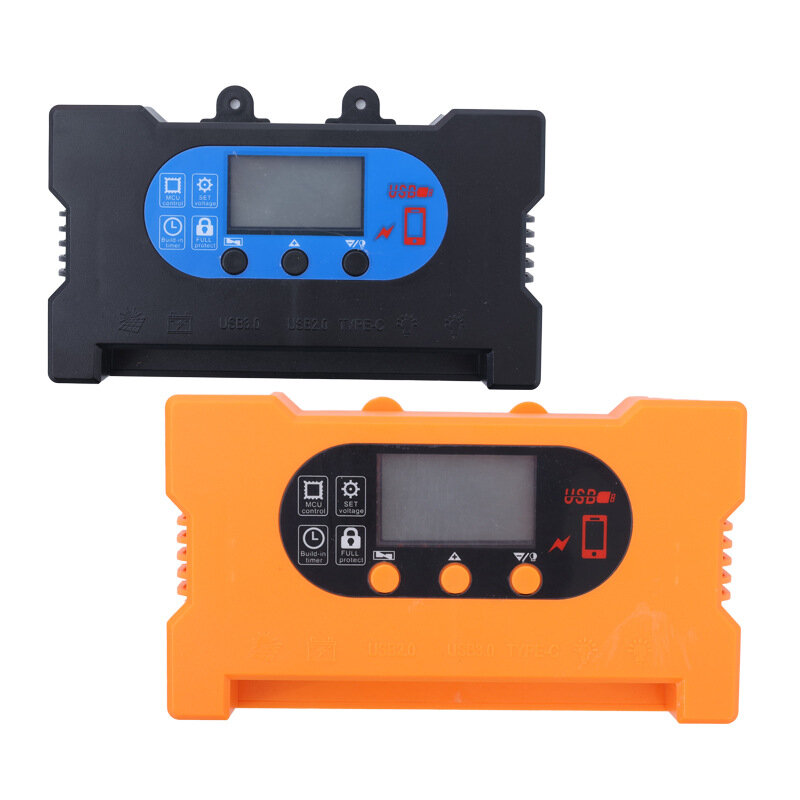 Солнечный контроллер свинцово-кислотная литиевая батарея универсальный контроллер двойной USB Быстрая зарядка Солнечный контроллер