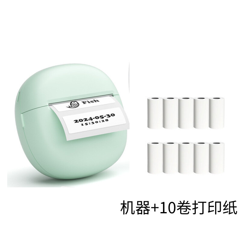 Мини-принтер LUCKJINGLE-A2, портативный принтер, этикетки, стикеры, Bluetooth, мини-термопринтер