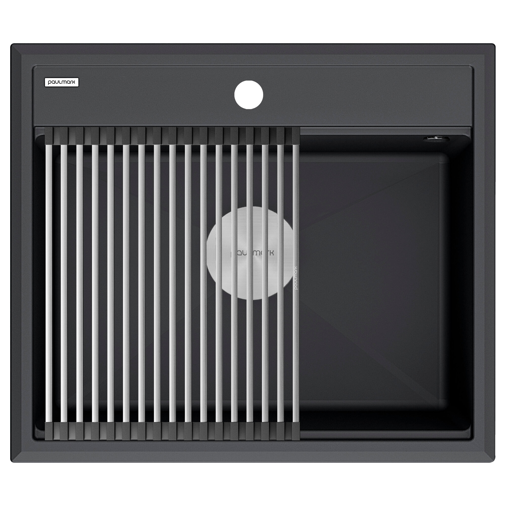 Кухонная мойка Paulmark STEPIA 60 PM115951-AN антрацит Искусственный камень