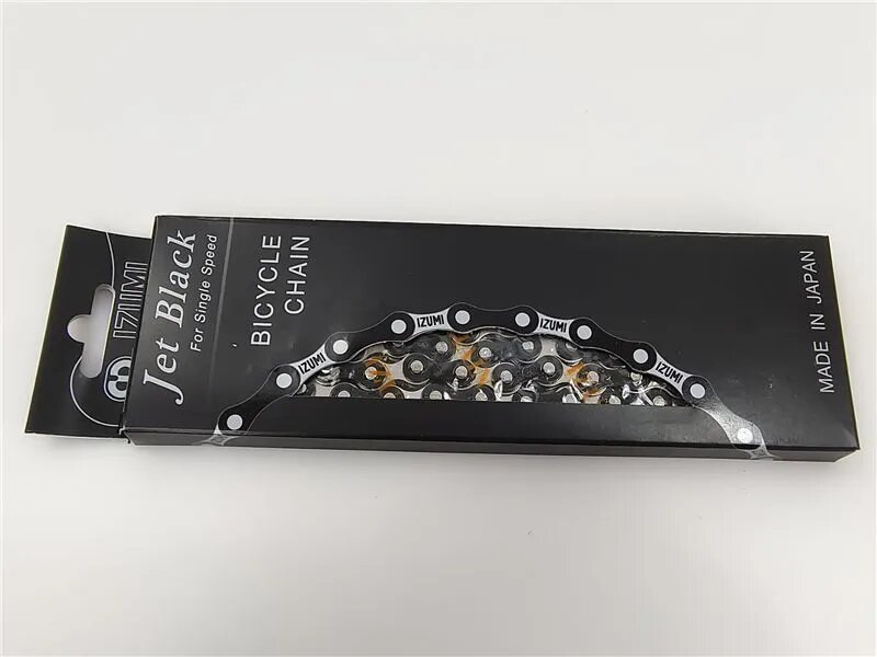 Цепь велосипедная izumi JET, японская односкоростная цепь с фиксированной передачей, 1/2*1/8 * 100л