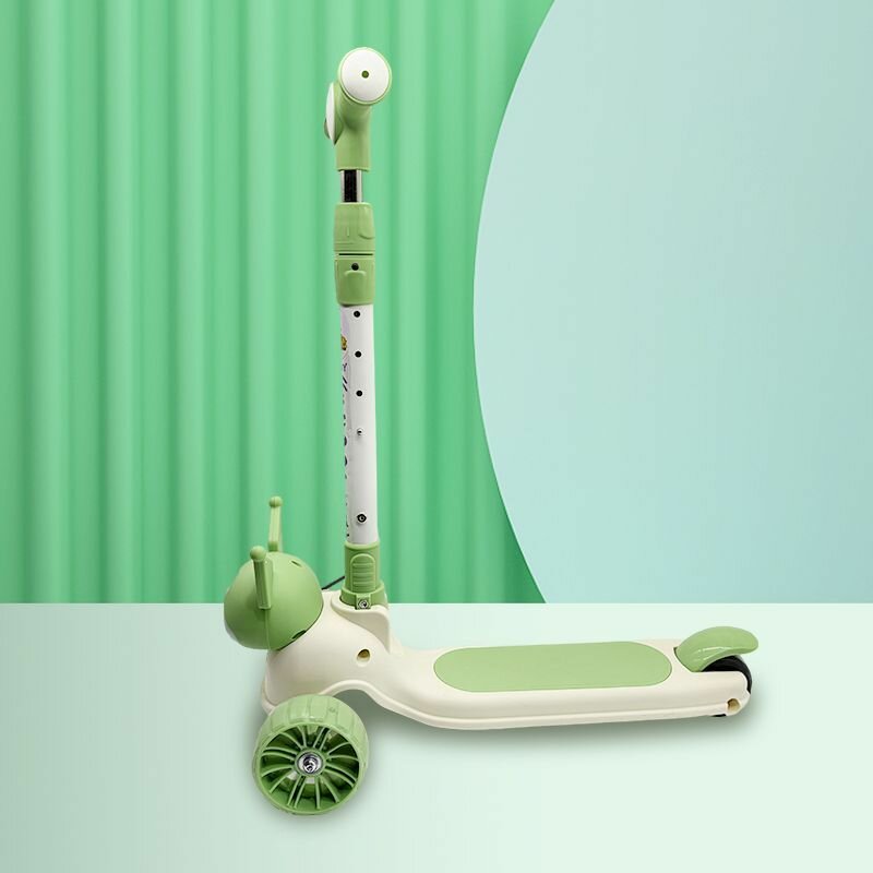 Новый детский самокат Kuromi для детей 1-3-6-8 лет, складной для мальчиков и девочек, катящийся самокат с мультяшным дизайном