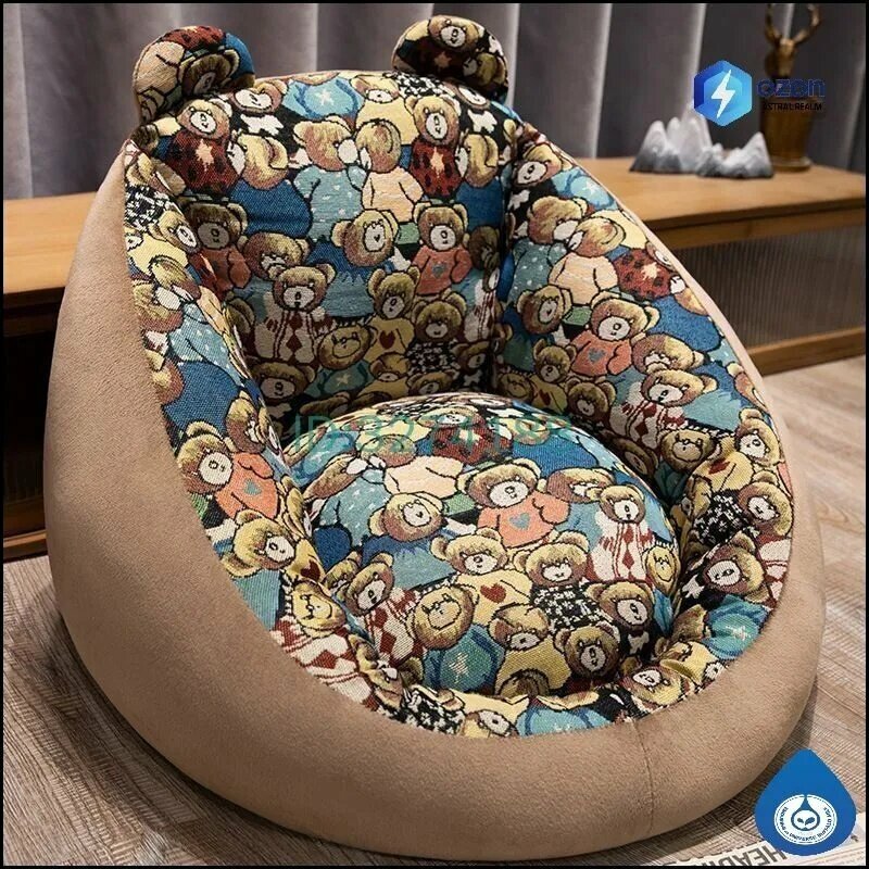 Прямой диван 55х50х50 см, разноцветный