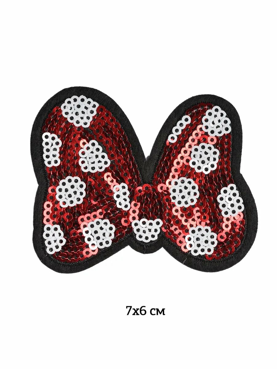 Термоаппликации Бантик 7х6см 10 шт.