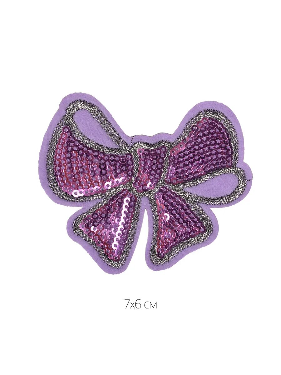 ТермоаппликацииБантик 7х6см 10 шт.