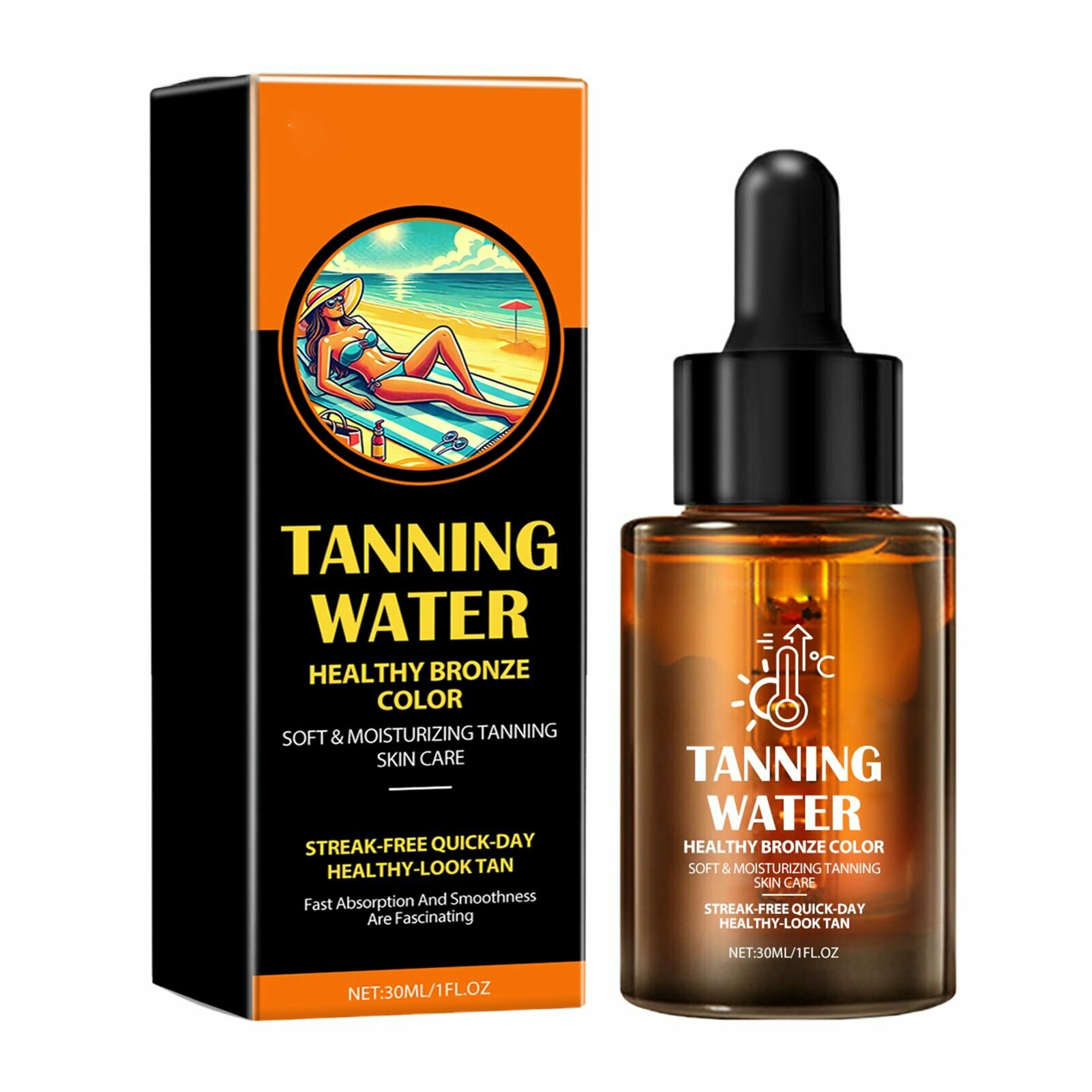 30 мл Капель Для Бронзового загара Для лица Средства по уходу за кожей