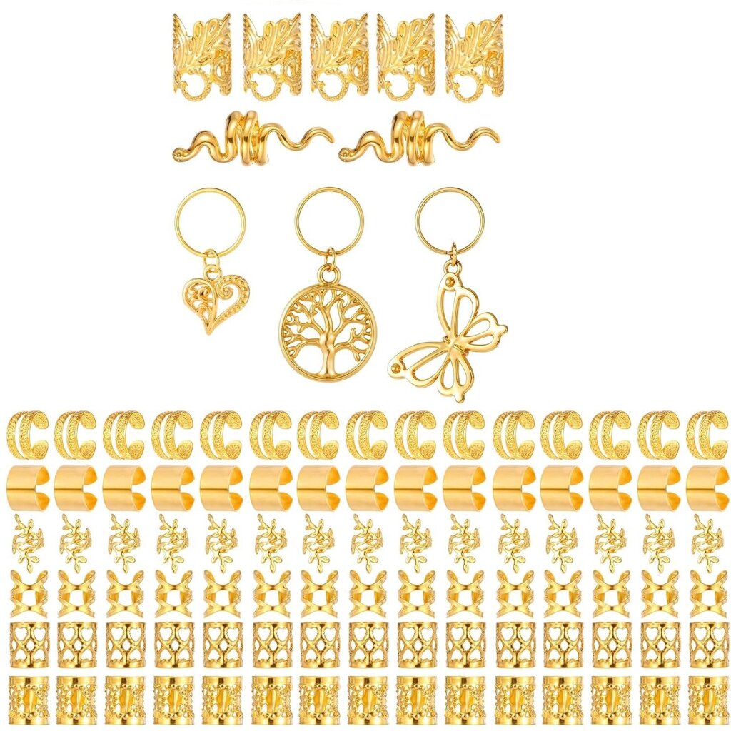 Персонализированное кольцо для волос с подвеской из полого сплава в виде парика