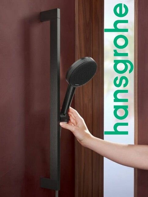 Душевой комплект hansgrohe Raindance Alive Select 125 шлифованный черный 24600340