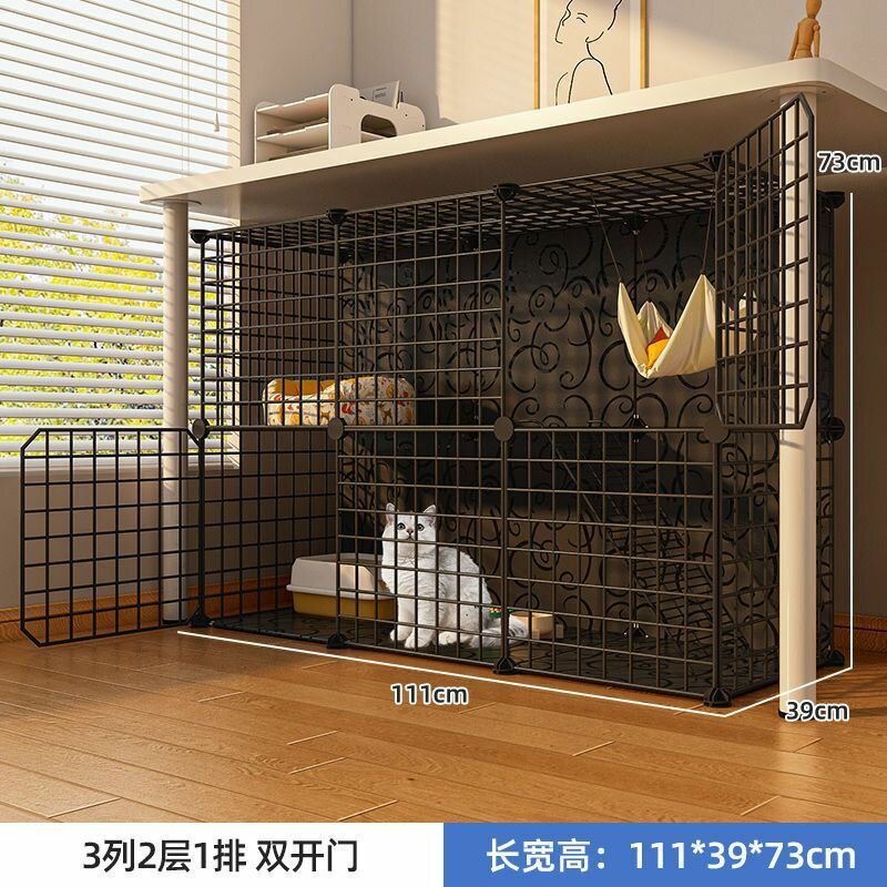 Клетка для кошек, теплая зимняя домашняя клетка с туалетом, многоуровневая вилла для кошек, extra large, свободное пространство, кошачий шкаф, дом для маленьких кошек
