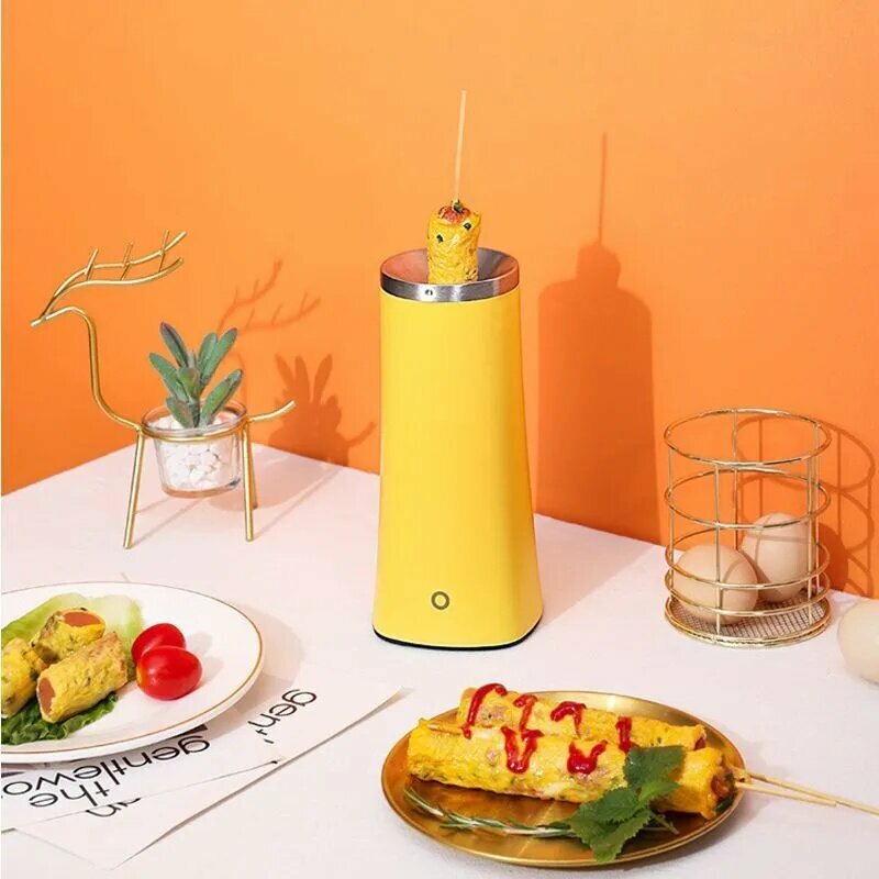 Вертикальный омлетный аппарат; шесть минут для быстрого приготовления; компактный и удобный