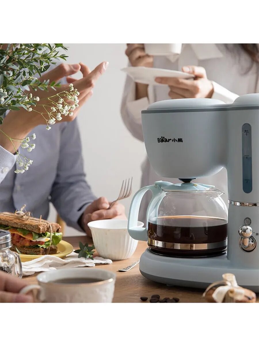 Кофеварка Bear Mini KFJ-A06K1, капельная, 550Вт