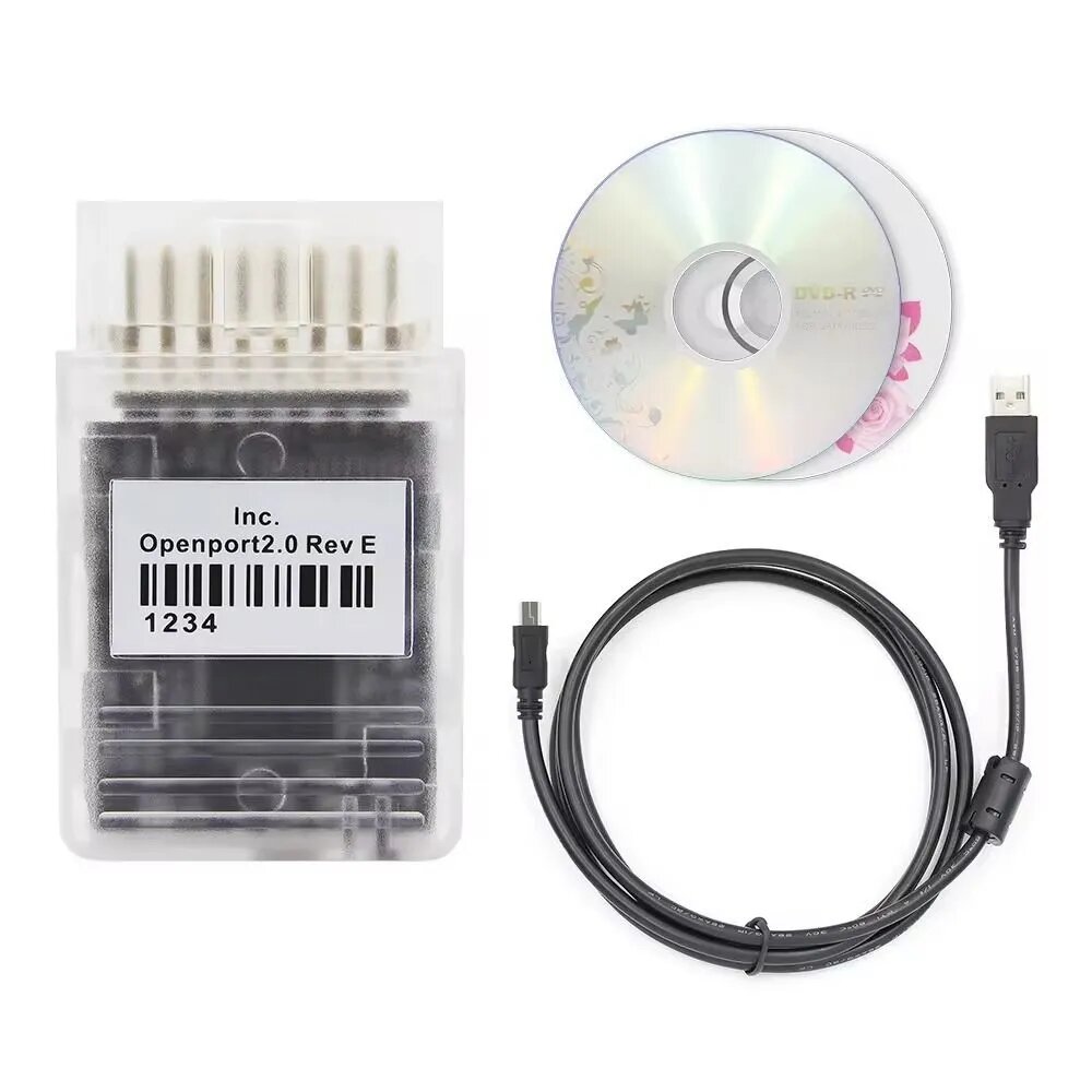 Программатор Openport 2.0 Rev E / Автосканер OBD2 j2534 / Чип-тюнинг — фото 1