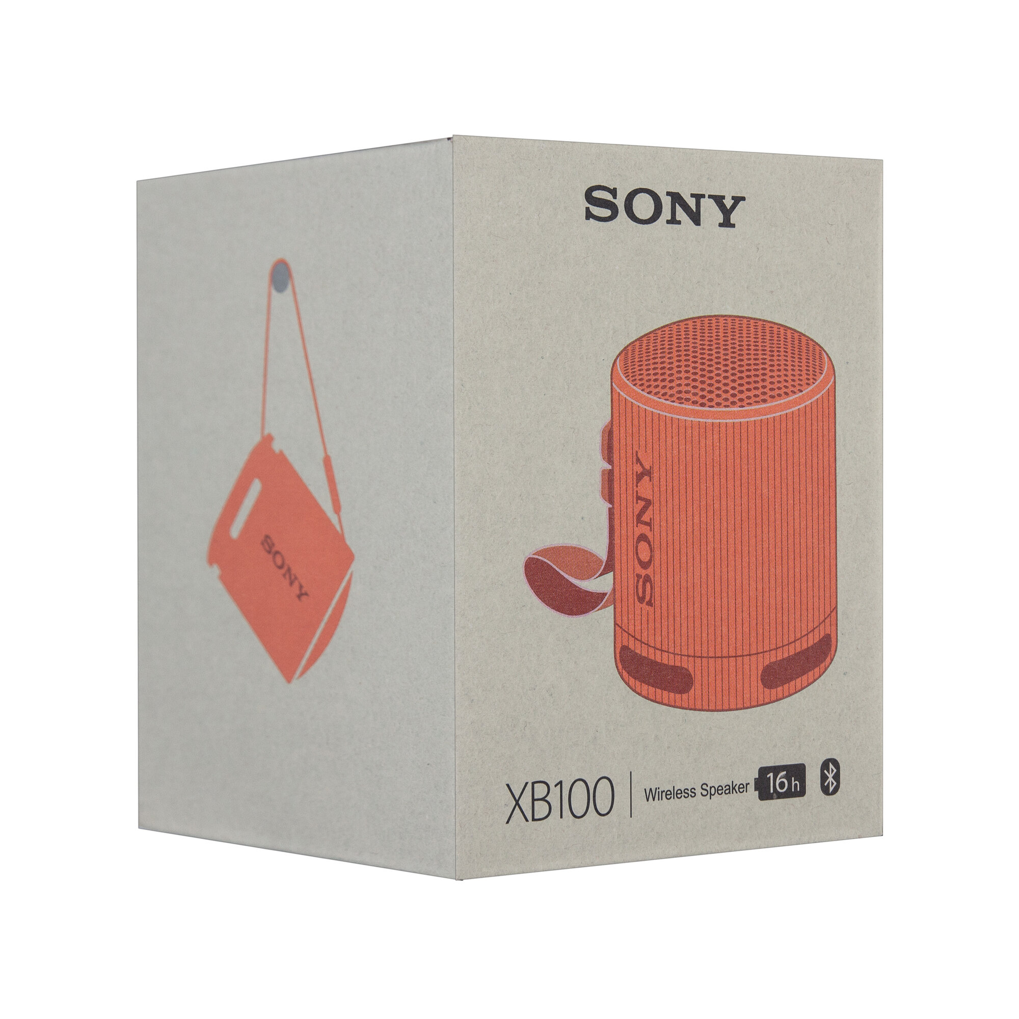 Портативная Bluetooth колонка SRS-XB100 Оранжевый