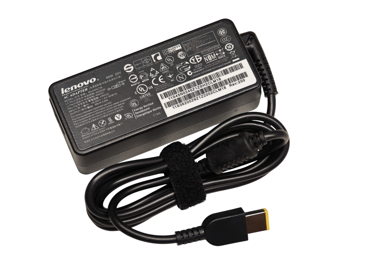 Блок питания для ноутбука Lenovo B40, B50, G40, ThinkPad X1 Carbon, X240 [20V 2.25A 45W FLAT штекер]