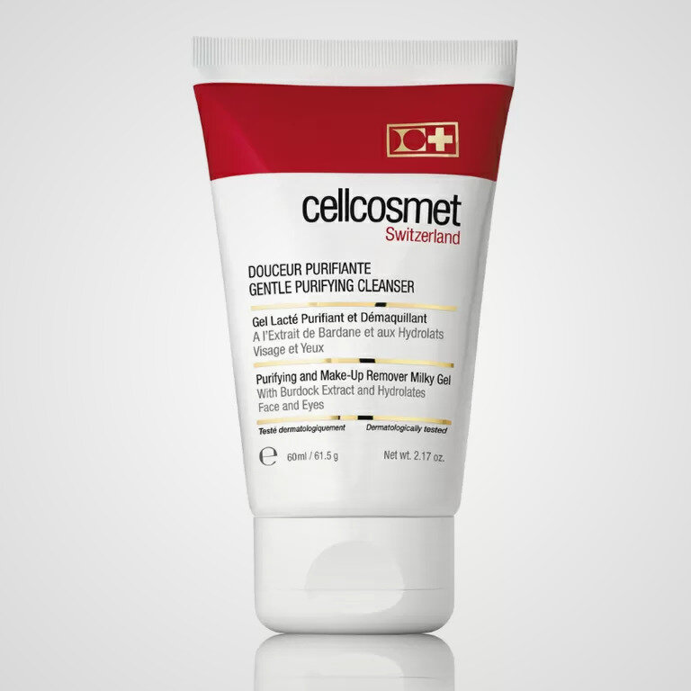 Мягкий очищающий гель 60 мл CELLCOSMET Gentle Purifying Gel Cellcosmet Гель 60 мл