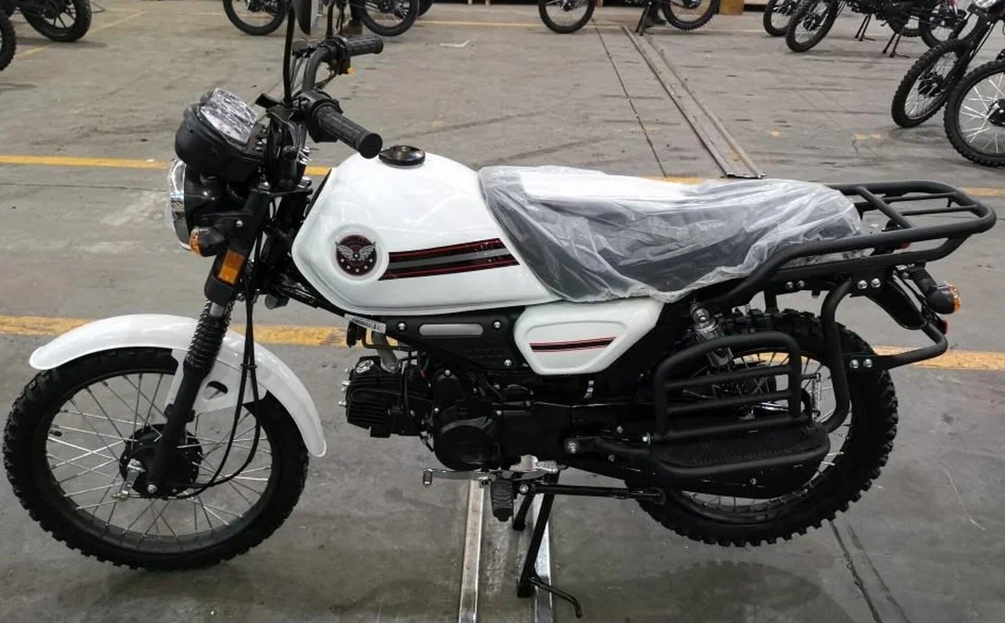 Мопед мотомир COLT 49 WHITE, 110 куб. см, максимальная скорость 90км/ч, белый — фото 1